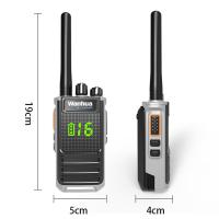 China Long Distance 1-10km Talk Range Two Way Radio 8800mAh UHF 5W Wanhua T66 Walkie Talkie for sale