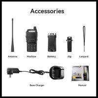 China Baofeng UV-82 Walkie Talkie VHF UHF Frequency Type for PTT Communication in Pakistan for sale