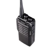 China UHF Ham Radio Handheld Walkie Talkie Black 5W Output Power 3800mAh Intercoms Woki Toki for sale