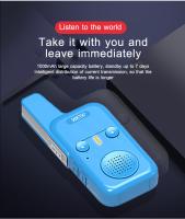 China Economy Handheld Two Way Radio Wireless UHF 400-470MHz Walkie Talkie with 3.7V Voltage for sale