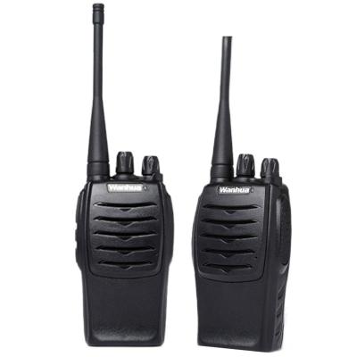China Black Long Distance Wanhua FM Radio Fast Charge Transceiver with Private Mold for sale
