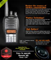 China OEM Customize Walkie Talkie Type 4G POC WH118 Digital Radio Black UHF VHF Professional for sale