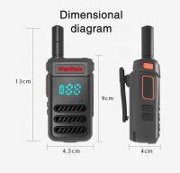 China G68 Two Way Radios Walkie Talkies with 2W/0.5W Output Power and Long Distance Antenna for sale