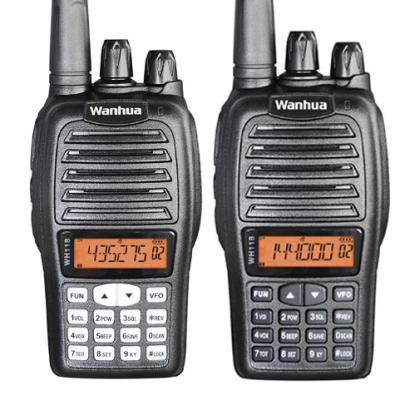 China Wanhua WH118 Dual-band Handheld Radio 189g Walkie Talkie for Long Range Communication for sale