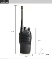 China Walkie-talkies High Power 2Watt 16 Channels with 10 Km Range and 3800 mAh Big Battery for sale