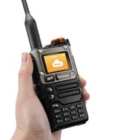China Double Band Analog Radio Two Way Walkie Talkie Black Handheld for Smooth Communication for sale