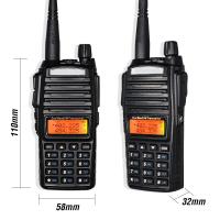 China 8W UV-82 Talkie BF Dual Band Walkie-talkie Black Handheld Radio for VHF Communication for sale
