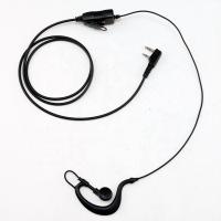 China G Shape Ear Hook Earphone Handsfree In-Line Ptt Headset for Walkie Talkie Communication for sale