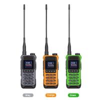 China VHF 136-174 MHz Transceiver IC-U86 UHF 400-470MHz Two Way Radio Walkie Talkie Black for sale
