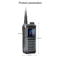 China VHF 136-174 MHz Transceiver IC-U86 UHF 400-470MHz Two Way Radio Walkie Talkie Black for sale