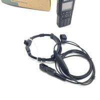 China Acoustic Tube Headphone Throat Microphone for MTP3150 3250 6750 Black Walkie Talkie for sale