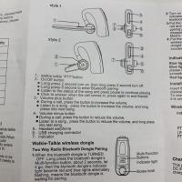 China GMRS Two Way Radio Wireless Headphones for XIR P8608 P8668I DP4801 Walkie Talkie Type for sale