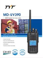 China TYT MD-UV390 IP67 Waterproof DMR TDMA Dual Band Walkie Talkies Digital Mobile Radio for sale