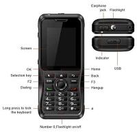 China 4G Network Two Way Radio Zello T310 Rugged 4G Poc Mobile Phone with 2.4 inch Small Keypad for sale