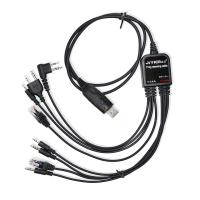 China Multifunction 8 in 1 USB Programming Cable for Baofeng UV5R UV82 TYT Yaesu Walkie Talkie for sale