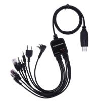 China 8 in 1 Walkie Talkie USB Programming Cable for Motorola Baofeng HYT VX GMRS Output Power for sale