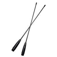 China 1.5W Output Power Dual Band VHF/UHF 144/430MHz Bendable Whip Mobile Radio Antenna for sale