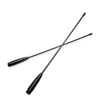 China 1.5W Output Power Dual Band VHF/UHF 144/430MHz Bendable Whip Mobile Radio Antenna for sale