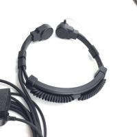 China Motorola MTP3150 3250 6750 Heavy Duty Throat Microphone with Acoustic Tube Headphone for sale