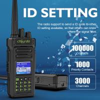 China GPS IP67 Digital Walkie Talkie for VHF UHF Transceiver Communication 150*64*40mm for sale