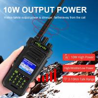 China GPS IP67 Digital Walkie Talkie for VHF UHF Transceiver Communication 150*64*40mm for sale
