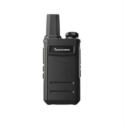 China 1-3km Talk Range QuanSheng TG-A1 Wireless Long Range Transmitter Professional Black Handheld Walkie Talkie for sale