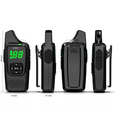 China Handheld Terminal Style Two Way Radio KSUN V6 Hidden Display UHF Wireless Portable PTT for sale