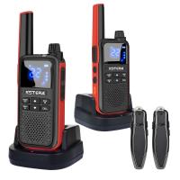 China CE Approved KST AT100 Waterproof Walkie Talkie with Blue tooth Earpiece for T82 T80 T62 for sale