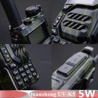 China 5W Quansheng UV-K5 Walkie Talkie Two Way Radio with USB-C Charger VHF UHF Frequency Type for sale