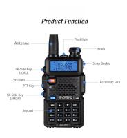 China 5 Colors Vhf Walkie Talkie Dual Band Digital Baofeng Uv-5r Two Way Radio for Ham Radio for sale