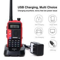 China 8 Watt Ham Walkie Talkie UV-S9plus UHF VHF Handheld Radio BAOFENG with 2200mAh Battery for sale