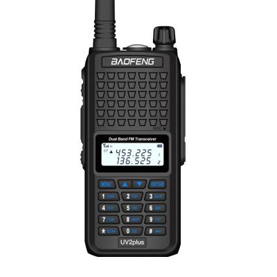 China 130 x 58 x 35mm Black Baofeng Bf-UV2plus IP68 LED Flashlight UV Dual Band Walkie Talkie for sale
