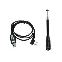 China 130 x 58 x 35mm Black Baofeng Bf-UV2plus IP68 LED Flashlight UV Dual Band Walkie Talkie for sale