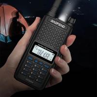 China 130 x 58 x 35mm Black Baofeng Bf-UV2plus IP68 LED Flashlight UV Dual Band Walkie Talkie for sale