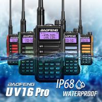 China 2024 BaoFeng UV-16 PRO High Power TYPE-C Walkie Talkie with Black Color and 5W Output for sale