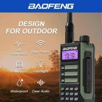 China 2024 BaoFeng UV-16 PRO High Power TYPE-C Walkie Talkie with Black Color and 5W Output for sale