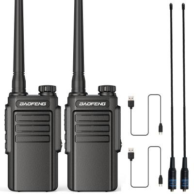 China UHF 400-470MHz Handheld Walkie Talkie Type-C Charge Upgrade BF-888S Radio for Outdoor for sale