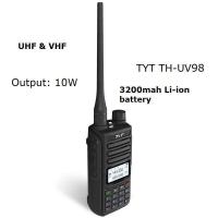 China 10W Dual Band Waterproof Walkie Talkie with 200 Channels and 3000mAh Battery Capacity for sale