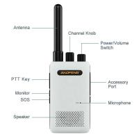 China Ham walkie talkie Baofeng Bf-358 Mini Dual Band Mobile Handheld UHF Rechargeable Kids Walkie Talkies In 2024 for sale