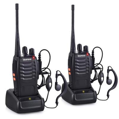 China Terminal Style Handheld UHF Radio Walkie-Talkies Bf-888s Straight for 0-10KM Talk Range for sale