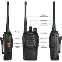 China Terminal Style Handheld UHF Radio Walkie-Talkies Bf-888s Straight for 0-10KM Talk Range for sale