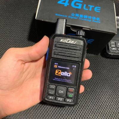 China Handheld 4G Walkie Talkie with GPS WCDMA SIM Card WiFi Bluetooth and Zello Wireless for sale