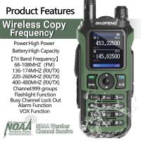 China Long Range UV-21 Pro V2 Dual Band Walkie Talkie with High Capacity 2600MAH Battery for sale