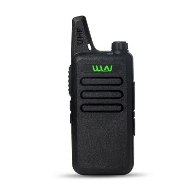 China WLN KD-C1 2W/0.5W UHF Mini Walkie Talkie Handheld Transceiver 400-480MHZ White in Need for sale