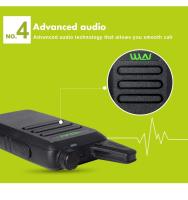 China WLN KD-C1 2W/0.5W UHF Mini Walkie Talkie Handheld Transceiver 400-480MHZ White in Need for sale
