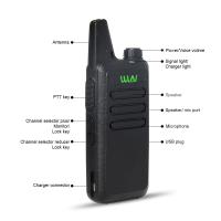 China WLN KD-C1 2W/0.5W UHF Mini Walkie Talkie Handheld Transceiver 400-480MHZ White in Need for sale