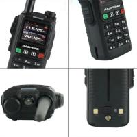 China 133*62*32mm Black Walkie Talkie Hm-618 Power-Saving Mode Wide/Narrow Band GPS/Glonass for sale
