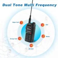 China 133*62*32mm Black Walkie Talkie Hm-618 Power-Saving Mode Wide/Narrow Band GPS/Glonass for sale