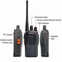 China 50Ω Antenna Impedance Baofeng BF-888s A Pair Bf-888s Uhf Radio Handheld Walkie Talkie for sale