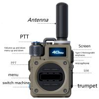 China 400-470 Frequency Range Sim Card Walkie-Talkies for Long Range Global GSM Handy Talky for sale